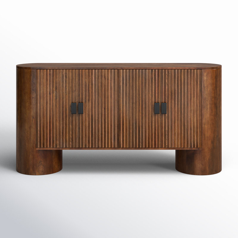 Dovetail Furniture Stephenson 67" Wide Sideboard, Medium Brown & Reviews | Perigold